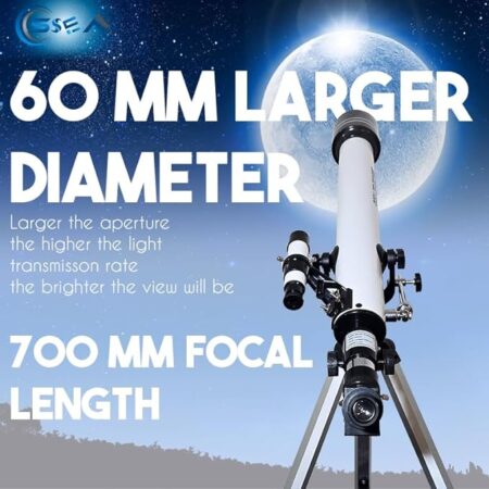 SSEA TELESCOPE Multiple Magnification Options,36x, 56x, 175x Power with ...