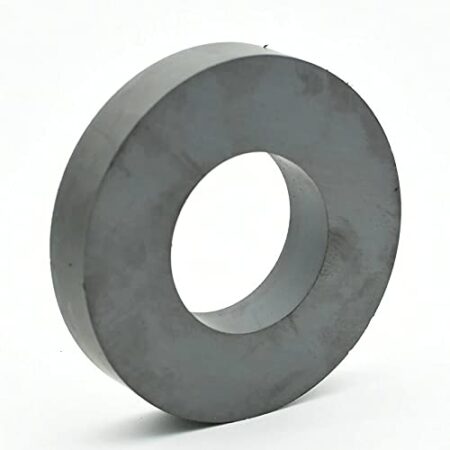 Pullox Ferrite Ring Magnet/Ceramic Magnet with OD 45mm x ID 22mmx8mm ...