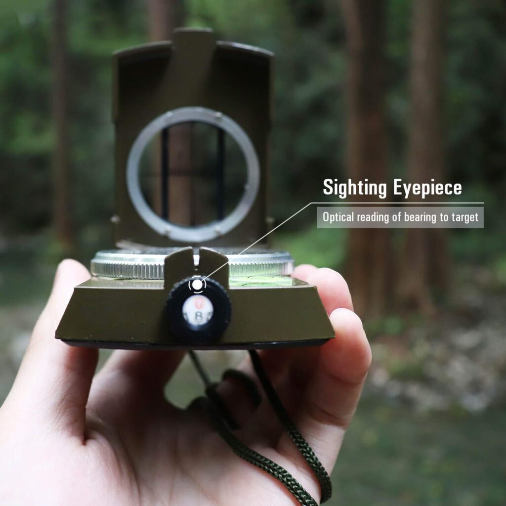 Buy Now Portable Lensatic Tactical Compass Magnetic Compas