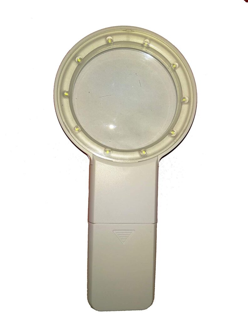 Pullox Handheld 5X Magnification 10 LED Magnifying Glass – Sandhu ...