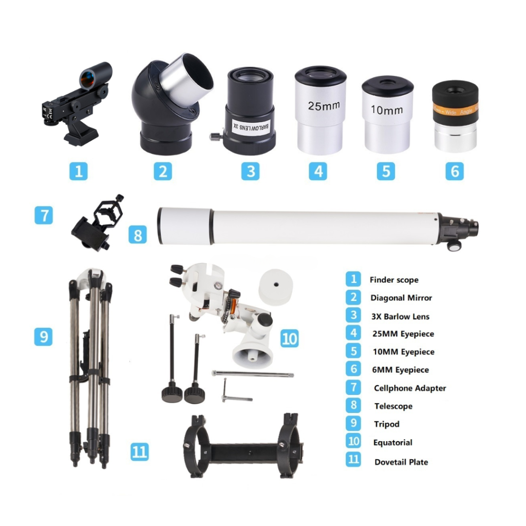 Online buy telescope SSEA Telescope 120900 EQ Mount